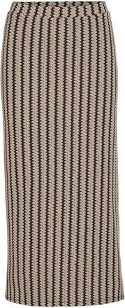 Vila VIHELLA Jaquard MIDI Skirt 7 / S