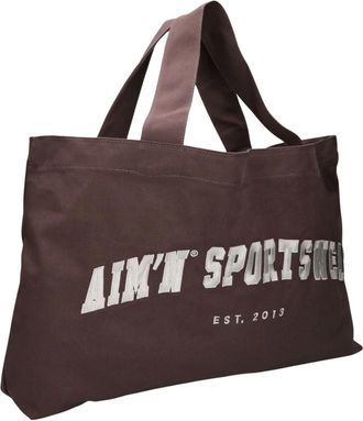 Aim'n Varsity Tote Bag - - Bags - Damen - Braun - ONE SIZE