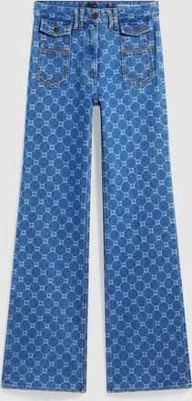 Gerard Darel Jean flare &agrave; monogramme - ANNA - Jeans