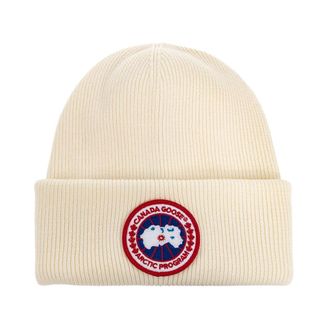 Canada Goose Femme, Accessoires, Beige, Taille: ONE Size Bonnet avec logo
