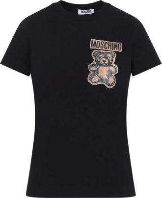 Moschino Femme, Tops, Noir, Taille: 38 FR T-Shirt