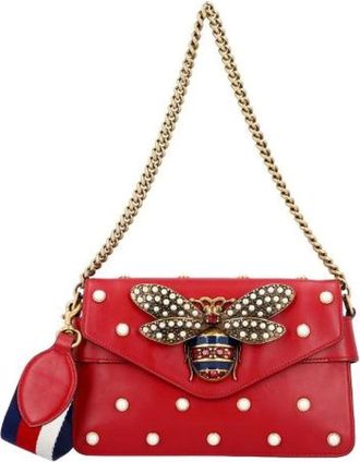 Gucci Pre-owned Queen Margaret Shoulder Bag - Femme - Pre-owned - Rouge - Taille: ONE Size