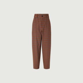 SOEUR PANTALON ALOUETTE MARRON/NOIR