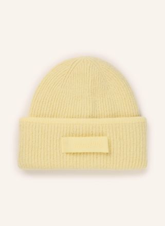 Jacquemus Jacquemus M&uuml;tze Le Bonnet Gros Grain Mit Alpaka gelb