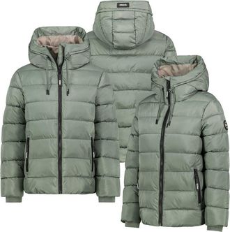 Sublevel Steppjacke Winter Jacke Mantel Parka Steppjacke Lange Winter Mantel Warm gesteppt