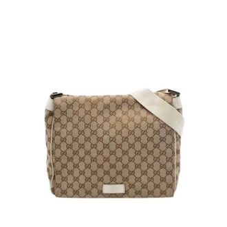 Gucci Sac bandouli&egrave;re Pre-owned en toile - Femme - Pre-owned - Beige - Taille: ONE Size