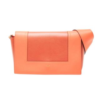 Celine Sac bandouli&egrave;re en cuir pr&eacute;-poss&eacute;d&eacute; - Femme - Pre-owned - Orange - Taille: ONE Size