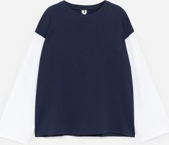 Arket Lockeres Langarmshirt -Blau