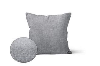 Soleil d'Ocre Bella Abdeckung von Kissen, Polyester, Grau, 40 x 40 cm