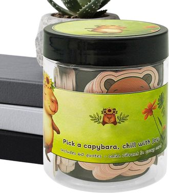 Generic Affirmationen Karten,Capybara Design Inspirierende Patches - Lustiges Mit Patches,F&uuml;r Jugendliche, Frauen, Mama, Lehrer und F&ouml;rderung Psychische Gesun