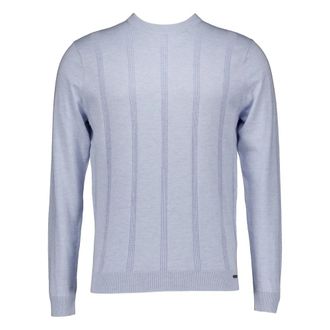 Gentiluomo Round Neck Ls - - Knitwear - Herren - Blau - L