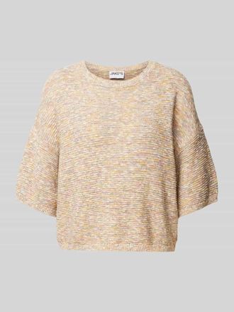 Jake*s Casual Strickshirt mit Rundhalsausschnitt