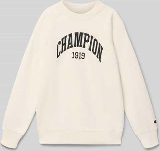 Champion Sweatshirt mit Label-Print Modell COLLEGE