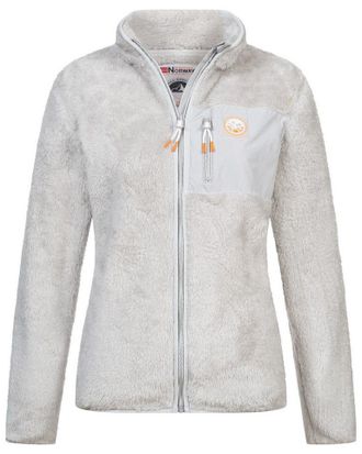 Geographical Norway Fleecejacke Damen Teddy Fleece Jacke Herbst Winter Jacke Sweater &Uuml;bergangsjacke