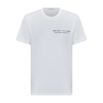 Givenchy Baumwoll-T-Shirt mit Archiv-Print - - Tops - Herren - Beige - M