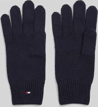 Tommy Hilfiger Handschuhe aus Baumwoll-Mix mit Woll-Anteil