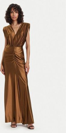 Access Fashion Abendkleid 63-3333-124 Braun Regular Fit