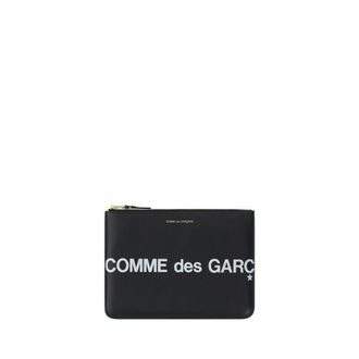 Comme Des Gar&ccedil;ons Schwarzes Kalbleder Bos Taurus Wallet
