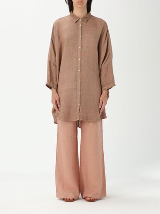 120% Lino Chemise 120% LINO Femme couleur Tabac