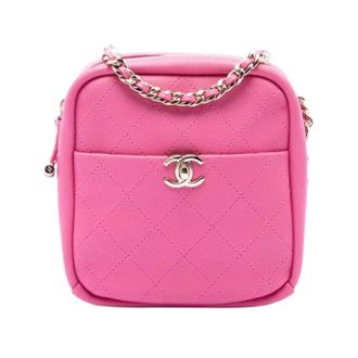 Chanel Pre-owned Gesteppte Mini Umh&auml;ngetasche aus Ziegenleder - - Pre-owned - Damen - Rosa - ONE SIZE