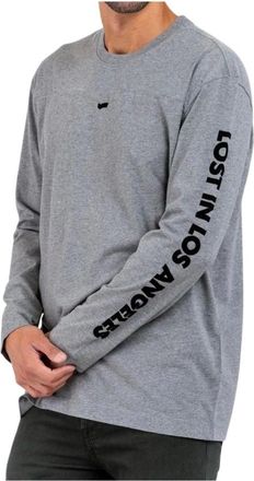 Gas Gas, Homme, Tops, Gris, Taille: 2XL Long Sleeve Tee