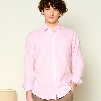 Bexley Silbert - Chemise homme chambray rose