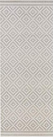 Hanse Home NORTHRUGS Tapis dint&eacute;rieur et dext&eacute;rieur en Losange Gris cr&egrave;me 80 x 200 cm