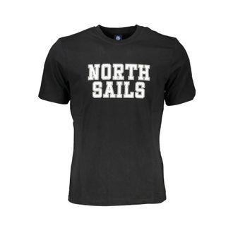 North Sails Baumwoll-T-Shirt - - Tops - Herren - Schwarzk - 3XL