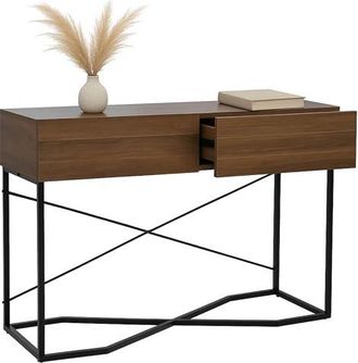 Mendler Console HWC-P47 Industrial 81x120x40cm Marron