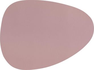 Tiseco Home Studio ZICZAC - Tischset Togo - Set/6 - Kunstleder - doppelseitig, leicht zu reinigen, rutschfest - Stone - 43x32 cm - Mauve