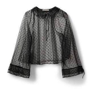 Sofie Schnoor MarionSW Bluse Langarm - - Blouses & Shirts - Damen - Schwarzk - XS