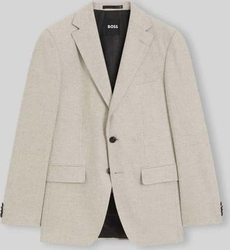 HUGO BOSS Slim Fit Sakko aus Wolle mit Brusttasche