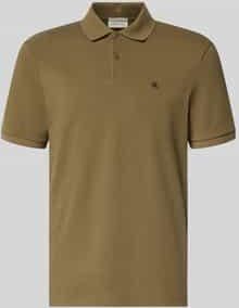 Calvin Klein Jeans Straight Fit Poloshirt mit Label-Stitching