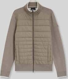 HUGO BOSS Regular Fit Strickjacke aus Baumwoll-Schurwoll-Mix Modell H-Facente