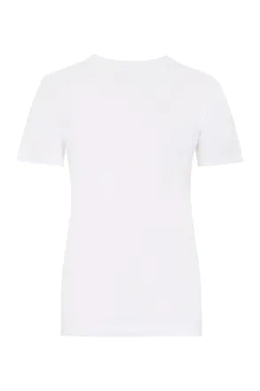 Dolce & Gabbana Womens Cotton Crew-Neck T-Shirt White Polyamide T-Shirts & Jerseys