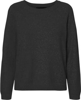 Vero Moda Pull en Maille VMDOFFY Pull-Overs Black XL Black XL