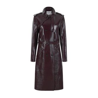 Courr&egrave;ges Trench Manteaux - Femme - Manteaux - Rouge - Taille: 36 FR