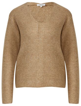 s.Oliver Pullover mit V-Ausschnitt