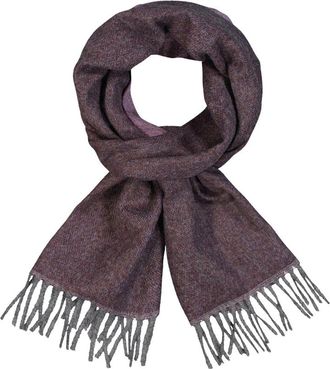 Dante Kaschmirschal in Doubleface-Optik mit Fransen in