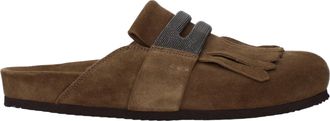 Brunello Cucinelli Brunello Cucinelli Femmes Mocassins Et Sabots Daim Marron