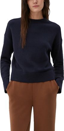 s.Oliver Pullover mit geschlitztem Ärmelsaum