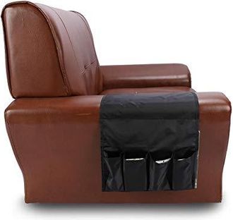 RAGUSO Support de t&eacute;l&eacute;commande TV pour canap&eacute;, accoudoir de chaise de bureau, accoudoir de rangement &agrave; suspendre, pour t&eacute;l&eacute;phone, plateau, tasse &agrave; th&eacute;, stylo