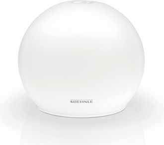 Soehnle Design Aroma Diffuser Venecia in Weiß mit Ultraschallvernebelungstechnik, Zerstäuber für eine Beduftung mit Wasser und Duftöl, Diffuser mit Farbwechse