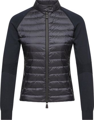 Moncler Moncler Padded Zip-up Cardigan, Women, Blue, Size: Xs