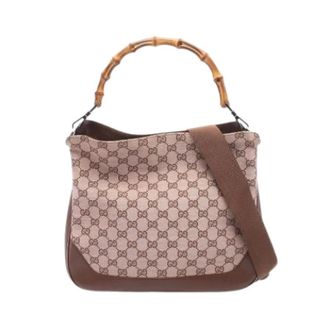 Gucci Pre-owned Bamboo 2Way Handtasche - - Pre-owned - Damen - Braun - ONE SIZE