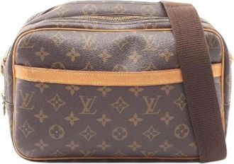 Louis Vuitton Sac bandouli&egrave;re Pre-owned Reporter PM Monogram - Femme - Pre-owned - Brun - Taille: ONE Size