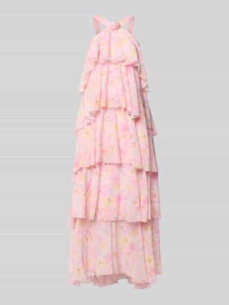 Vero Moda Volant Abendkleid mit V-Ausschnitt Modell FELICIA