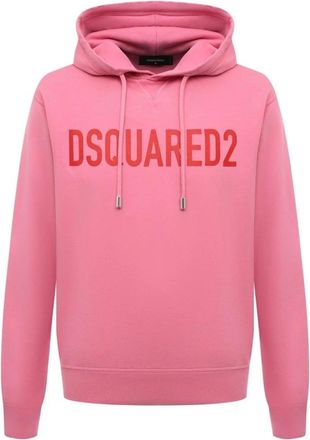 Dsquared2 Homme, Sweatshirts et sweats &agrave; capuche, Rose, Taille: S Felpa