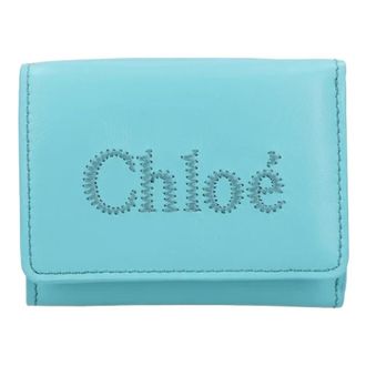 Chlo&eacute; Leder Portemonnaie - - Accessories - Damen - Blau - ONE SIZE