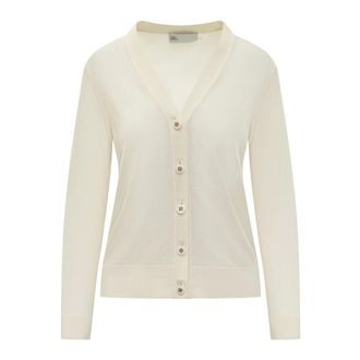 Tory Burch Femme, Pulls, Beige, Taille: 42 FR Cardigan Simone